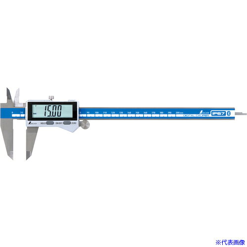 オレンジブック トラスコ中山　TRUSCOシンワ デジタルノギス 大文字2 200mm防塵防水 データ転送機能付 〔品番:19818〕[ 注番:5624056]特長●Bluetooth通信機能付で、測定値をスマートフォンやタブレット、パソコ...