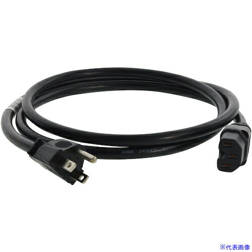 オレンジブック トラスコ中山　TRUSCOSIBATA 電源コード 100V 15A ヘソ付 〔品番:F34511061564〕[ 注番:5628185]特長仕様仕様2材質/仕上セット内容/付属品注意原産国（名称）スイスJANコード本体質量...