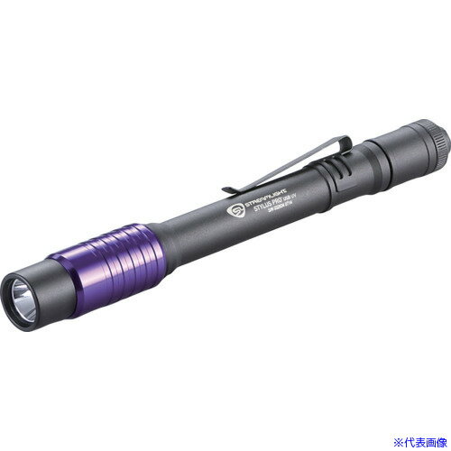 オレンジブック トラスコ中山　TRUSCOストリームライト ペン型充電式UVライト スタイラスプロUSB UV(ブラック) 〔品番:093UV〕[ 注番:5630268]特長●充電式、波長400nm、出力250mWのペン型UVライトです。●...