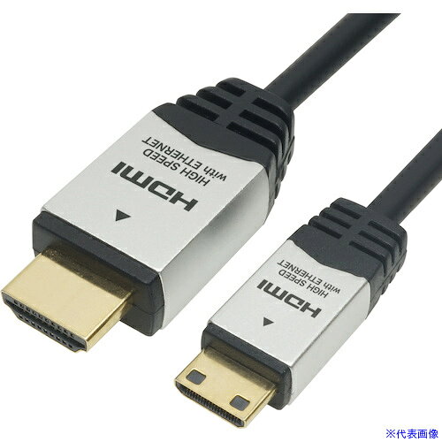 オレンジブック トラスコ中山　TRUSCOHORIC HDMIミニケーブル 2m シルバー HDM20−015MNS 〔品番:HDM20015MNS〕[ 注番:5646123]特長●1本のHDMIケーブルを繋ぐだけで、鮮明な映像とクリアな音...