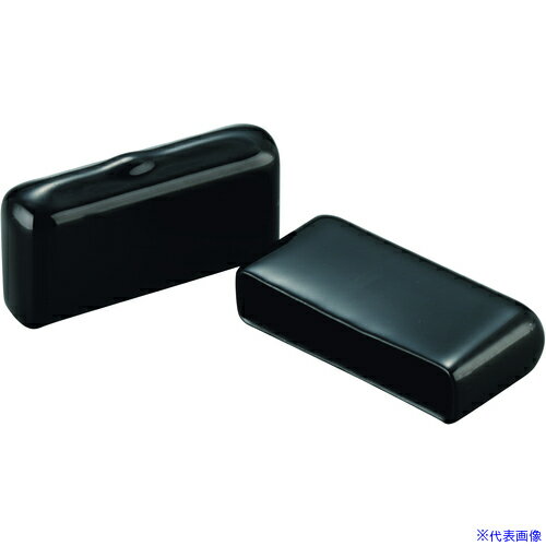 オレンジブック トラスコ中山　TRUSCOIWATA 保護キャップ フラットバー用 (10個入) 黒 〔品番:HLDPF9X19-P〕[ 注番:5646468]特長●フラットバー(平鋼)端部の保護にご使用いただけます。仕様●色：黒●寸法(m...
