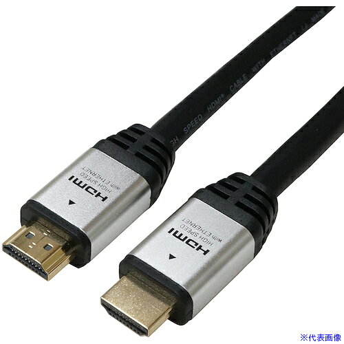 オレンジブック トラスコ中山　TRUSCOHORIC HDMIケーブル 10m シルバー HDM100−002SV 〔品番:HDM100002SV〕[ 注番:5649295]特長●1本のHDMIケーブルを繋ぐだけで、鮮明な映像とクリアな音声...