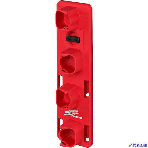オレンジブック トラスコ中山　TRUSCOmilwaukee PACKOUT M12 バッテリーホルダー 〔品番:48228338〕[ 注番:5671131]特長●全てのM12バッテリーが装着可能仕様●色：赤●外形寸法(mm)間口：102●...