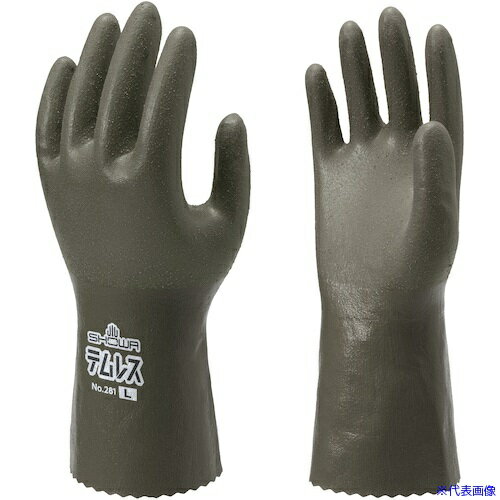 オレンジブック トラスコ中山　TRUSCOSHOWA ポリウレタン手袋 NO281 テムレス オリーブグリーン Mサイズ 〔品番:NO281MOG〕[ 注番:5675806]特長●汗などの湿気を手袋外部に放出することでムレを軽減する、ポリウ...