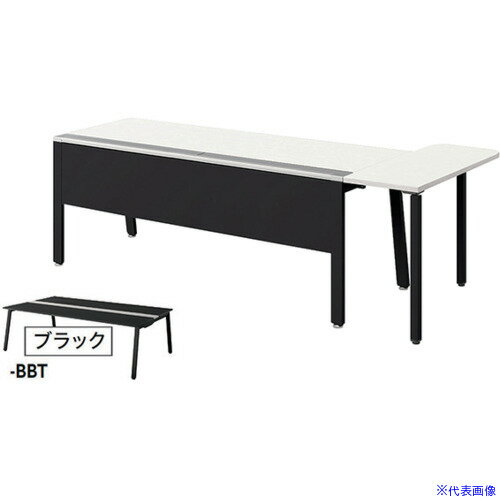 オレンジブック トラスコ中山　TRUSCONAIKI マネージャー用デスク 〔品番:RX2010KSTBBT〕[ 注番:5685808]特長●八の字型に広がる斜め脚や本体・天板カラーなど、意匠のこだわりをすみずみに感じる商品です。●カジュア...