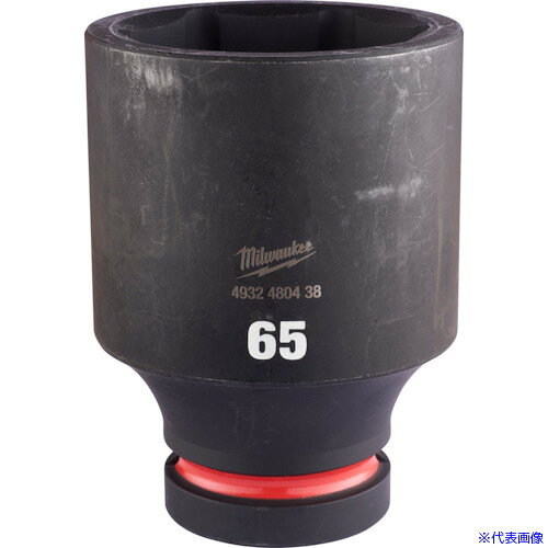 オレンジブック トラスコ中山　TRUSCOmilwaukee SHOCKWAVE IMPACT DUTY ディープインパクトソケット 1インチ(25.4mm)角 65mm 〔品番:4932480438〕[ 注番:5717155]特長●Mil...