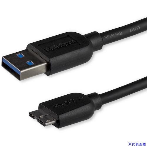オレンジブック トラスコ中山　TRUSCOStarTech USB 3.0ケーブル/3m/Type‐A − Micro−B/5Gbps/オス−オス/ブラック/マイクロB 〔品番:USB3AUB3MS〕[ 注番:5724994]特長●USB ...