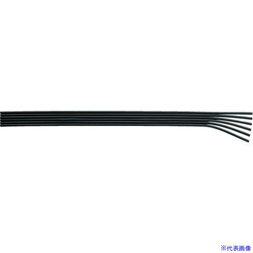 オレンジブック トラスコ中山　TRUSCO潤工社 フラットチューブUFF 11-6×4mm 5m 黒 〔品番:UFF06115〕[ 注番:5729150]特長●ポリウレタンチューブをコイル状に加工しています。●伸縮部の集中配管に最適です。●...