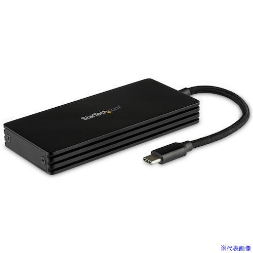 オレンジブック トラスコ中山　TRUSCOスターテック 外付けSATA M.2 SSDケース/USB-C接続/USB 3.1(10Gbps)/M.2 NGFF/一体型ケーブル 〔品番:SM21BMU31CI3〕[ 注番:5743764]特長...
