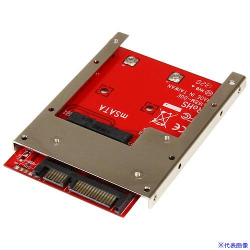 オレンジブック トラスコ中山　TRUSCOStarTech mSATA SSD − 2.5インチSATA変換アダプター/オープンフレーム/7mm 〔品番:SAT32MSAT257〕[ 注番:5745296]特長●mSATA SSDを2.5イ...