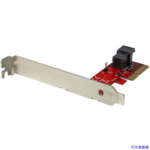 オレンジブック トラスコ中山　TRUSCOスターテック PCI Expressカード/x4/PCIe 3.0 - SFF-8643/NVMe U.2 SSD ドライブアダプター 〔品番:PEX4SFF8643〕[ 注番:5745316]特長...