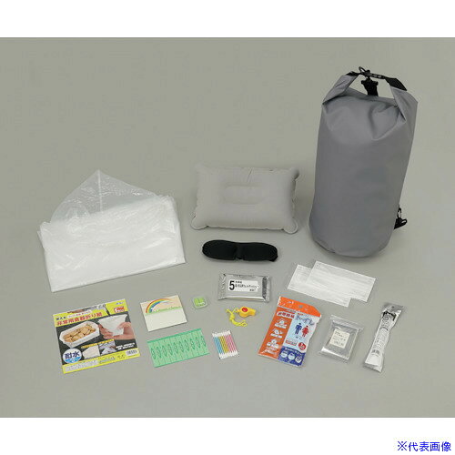 オレンジブック トラスコ中山　TRUSCOArTeC 水害対策セット 15点(52308) 〔品番:52308〕[ 注番:5761740]特長仕様仕様2●防水バッグ（20L）×1、防災スティックライト×1、非常用アルミシート×1、ホイッスル...