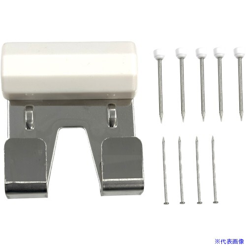 オレンジブック トラスコ中山　TRUSCO福井金属工芸 TフックX F−0810 〔品番:F0810〕[ 注番:5798605]特長●石膏ボード対応　重量物用フックです。●針と釘を上下から打込むため、壁にガッチリ固定されます。仕様仕様2●針...