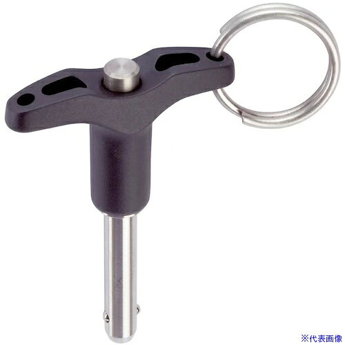 オレンジブック トラスコ中山　TRUSCOHALDER ボールロックピン(インチサイズ) 〔品番:4211.D08〕[ 注番:5815157]特長●ボタン操作で簡単にロックすることができる単動式のボールロックピンです。用途●航空、宇宙、自動...