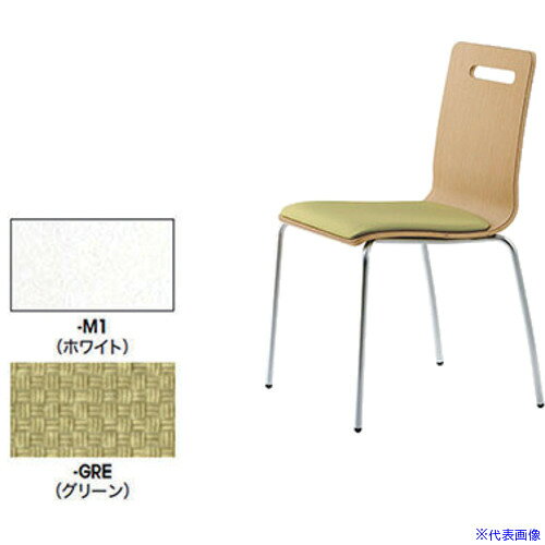 オレンジブック トラスコ中山　TRUSCONAIKI ミーティングチェアー 〔品番:E360M1GRE〕[ 注番:5815694]特長●ミーテングスペースやリフレッシュスペース等、幅広くお使いいただけるチェアーです。仕様●座面高さ(mm)：...