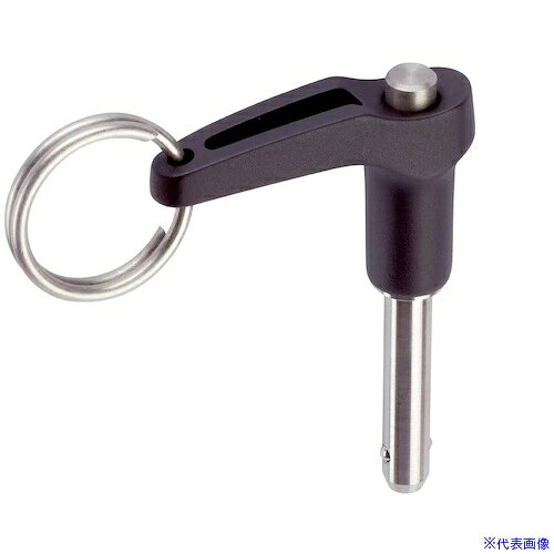 オレンジブック トラスコ中山　TRUSCOHALDER ボールロックピン(インチサイズ) 〔品番:4212.A10〕[ 注番:5816715]特長●ボタン操作で簡単にロックすることができる単動式のボールロックピンです。用途●航空、宇宙、自動...