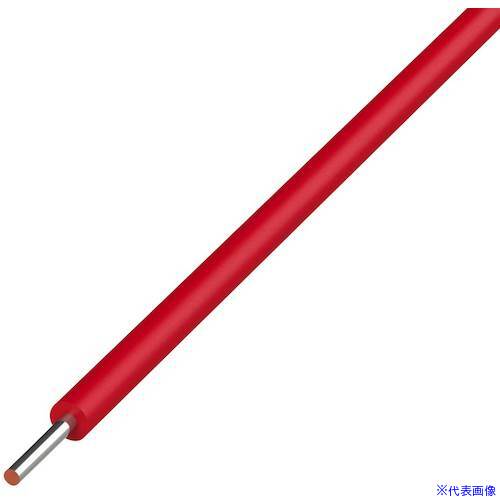 オレンジブック トラスコ中山　TRUSCOKYОWA 耐熱通信機器用ビニル電線 H−PVC 0.5MM 〔品番:HPVC0.5MMRD200M〕[ 注番:5826472]特長●単線導体を使用していますのでエッジングが容易です 。●耐熱性にす...