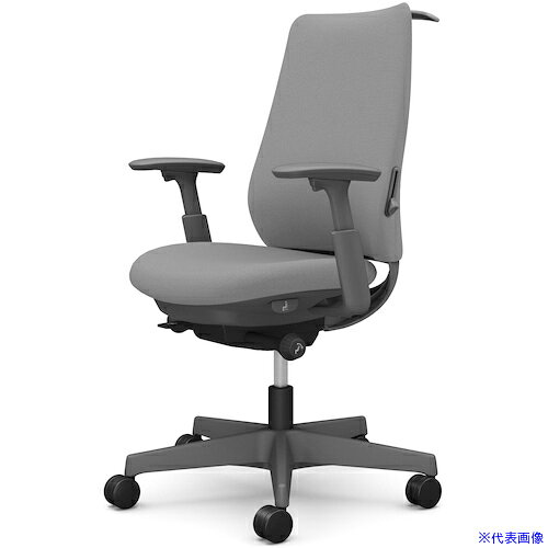 オレンジブック トラスコ中山　TRUSCOOKAMURA ポータム,可動肘,背クッション,スタンダードタイプ,ダークグレー,ハンガー有,ランバー有,ウレタンキャスター 〔品番:CF84ZEFKY2〕[ 注番:5843767]特長●シンクロリ...
