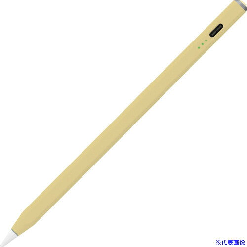オレンジブック トラスコ中山　TRUSCOナカバヤシ iPad専用充電式タッチペン ライトイエロー 〔品番:TPEN001Y〕[ 注番:5939418]特長●2018年モデル以降のiPad全機種に対応するiPad専用充電式タッチペンです。●...