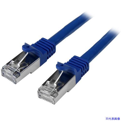 オレンジブック トラスコ中山　TRUSCOStarTech カテゴリ6 LANケーブル/0.5m/ブルー/RJ45コネクター/2重シールド ツイストペア/ツメ折れ防止機構付 〔品番:N6SPAT50CMBL〕[ 注番:5946142]特長●...