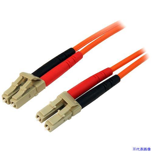 オレンジブック トラスコ中山　TRUSCOStarTech 光ファイバーケーブル/15m/OM2準拠/50/125/LC−LC/LSZH/オレンジ/マルチモード光パッチコード 〔品番:50FIBLCLC15〕[ 注番:5946169]特長●...