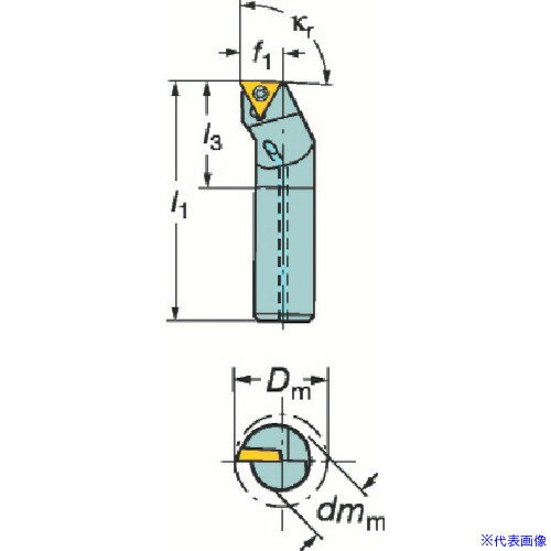 オレンジブック トラスコ中山　TRUSCOSANDVIK コロターン111 ポジチップ用ボーリングバイト(480) 〔品番:A10KSTFPL09R〕[ 注番:6013759]特長●低切削抵抗の内径ボーリングバイトです。●内部クーラントによ...