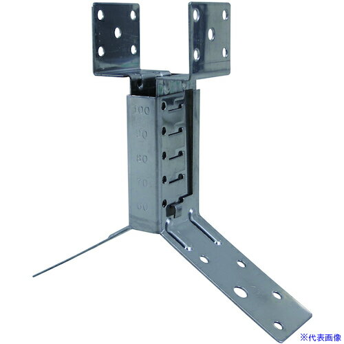 オレンジブック トラスコ中山　TRUSCODAIDOHANT 棟キュンパワー(棟金具) D40−60 (ケース売:50個) 〔品番:00045600〕[ 注番:6035622]特長●スライド機能で高さ調整(40〜60mm)できます。仕様●幅...