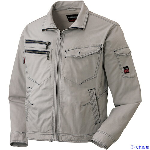 オレンジブック トラスコ中山　TRUSCOHUMMER ストレッチ長袖ブルゾングレーLL 〔品番:603404007〕[ 注番:6040051]特長仕様●色：グレー●サイズ：LL●品名：ブルゾン仕様2材質/仕上セット内容/付属品注意原産国（...