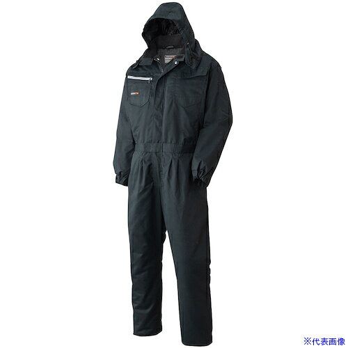 オレンジブック トラスコ中山　TRUSCOAtackbase 防寒ツナギブラック4L 〔品番:35113006011〕[ 注番:6082435]特長仕様●色：ブラック●サイズ：4L●品名：ツナギ服仕様2材質/仕上セット内容/付属品注意原産国...