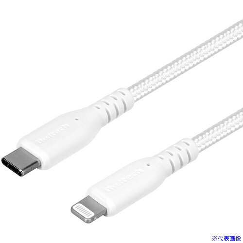 オレンジブック トラスコ中山　TRUSCOOwltech 断線に強く柔らかい タイプC to Lightningケーブル 2m ホワイト 〔品番:OWLCBA4LC20WH〕[ 注番:6110212]特長●断線に強く柔らかい　タイプC　to...