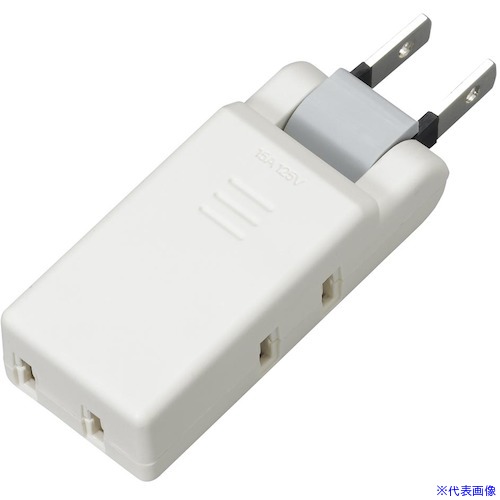 オレンジブック トラスコ中山　TRUSCOYAZAWA 極小コーナータップ3個口ホワイト 〔品番:Y02CM300WH〕[ 注番:6280164]特長●コンパクトサイズなのでスペースを気にせず配線が可能仕様●コンセント数：3●色：ホワイト●...