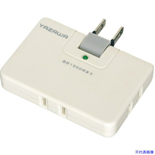 オレンジブック トラスコ中山　TRUSCOYAZAWA 雷サージ付コーナータップ13000V白 〔品番:Y02CHK300WH〕[ 注番:6280184]特長●大きな雷でも安心の13000V対応雷サージフィルターで接続機器を保護仕様●コンセ...