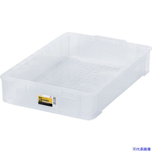 オレンジブック トラスコ中山　TRUSCOIRIS 299242 BOXコンテナ B−15R クリア 〔品番:B15RCL〕[ 注番:6293724]特長●収納用品として暮らしのさまざまな場面で多目的に活用できるBOXコンテナです。用途●収...