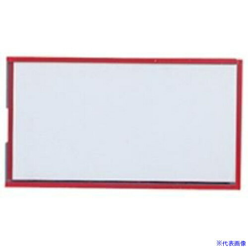 オレンジブック トラスコ中山　TRUSCOArTeC マグネットケース赤 中紙45x87(78622) 〔品番:78622〕[ 注番:6328267]特長●中紙を差しかえられるので、表示内容の差替もカンタン。用途●名前や収納物などの表示に便...