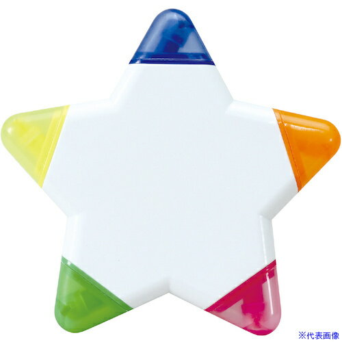 オレンジブック トラスコ中山　TRUSCOArTeC 星形5色ペン(5475) 〔品番:5475〕[ 注番:6331515]特長用途●かわいい形の鮮やか発色ペンです。仕様仕様2●103×110×12.3mm材質/仕上●PSセット内容/付属品...
