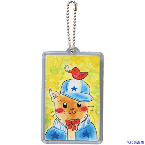 オレンジブック トラスコ中山　TRUSCOArTeC ハメパチくん キーホルダー 角型(1317) 〔品番:1317〕[ 注番:6331587]特長●作品を入れてパチッ、簡単にコースターができます。用途●名札としても使えます。仕様仕様2●9...