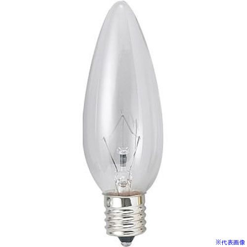 オレンジブック トラスコ中山　TRUSCOYAZAWA シャンデリア球40Wクリア口金E17 〔品番:C321740C〕[ 注番:6345673]特長●ガラス球の形状が炎型で、クリスタルシャンデリアなどの器具に最適仕様●外径(mm)：32●...
