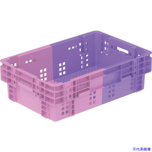 オレンジブック トラスコ中山　TRUSCOサンコー 104106 SNコンテナーC#41KA-2 パープル/パープル 〔品番:10410600PUINAPUJPN〕[ 注番:6345779]特長●SNコンテナーC#41KAの底面強化タイプ仕...