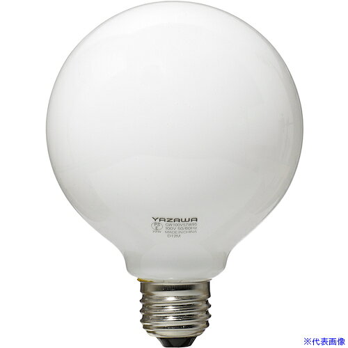 オレンジブック トラスコ中山　TRUSCOYAZAWA ボール電球60W形ホワイト 〔品番:GW100V57W95〕[ 注番:6347261]特長●住宅、店舗、ホテルなどのムード照明、装飾照明などに幅広く使用できます仕様●外径(mm)：95...