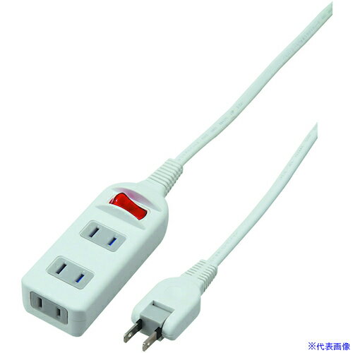 オレンジブック トラスコ中山　TRUSCOYAZAWA 耐トラシャッター集中スイッチ付3個口5m 〔品番:Y02S315WH〕[ 注番:6348805]特長●コードを抜かずにON／OFFできる、節電に便利なスイッチ付きです。●プラグはホコリ...