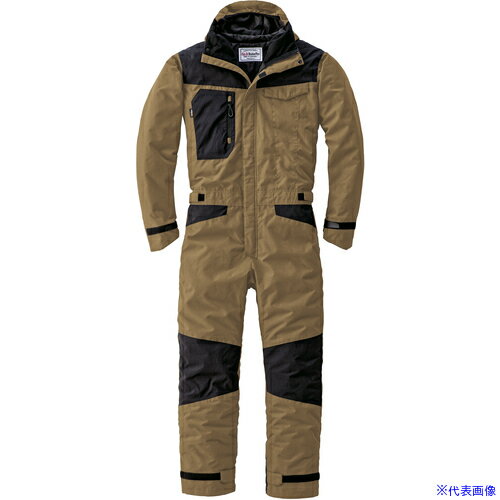 オレンジブック トラスコ中山　TRUSCOAUTO−BI AW(秋冬)モデル 防寒つなぎ服23030−011−カーキ−5Lサイズ 〔品番:230300115L〕[ 注番:6502010]特長●肘・膝に耐摩耗性の高いコーデュラストレッチを採用...
