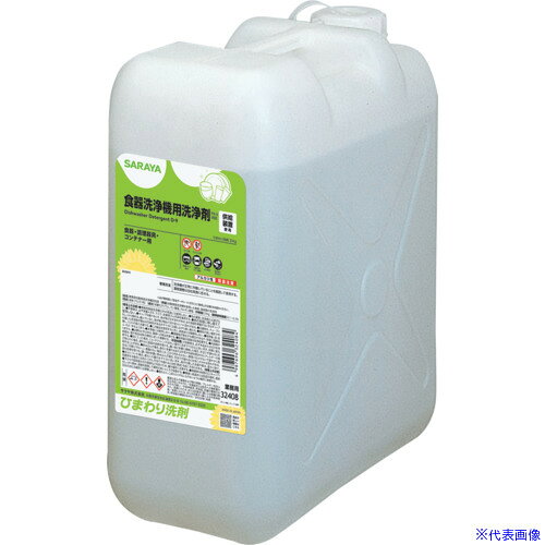 オレンジブック トラスコ中山　TRUSCOサラヤ ひまわり洗剤25kg 〔品番:32408〕[ 注番:6509952]特長●硬水による洗浄力低下やスケール発生を抑制します。用途●陶器、ガラス、プラスチック、ステンレス、アルミニウム製の食器、...