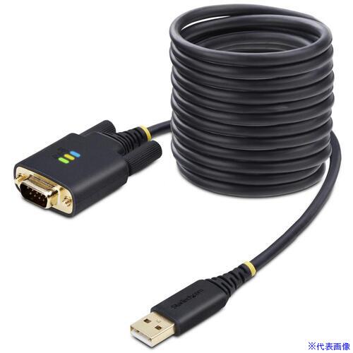 オレンジブック トラスコ中山　TRUSCOStarTech USB − シリアル変換ケーブル/USB 2.0/3m/1ポート/COM保持機能/ESD保護/DB9シリアルコンバーター 〔品番:1P10FFCUSBSERIAL〕[ 注番:652...