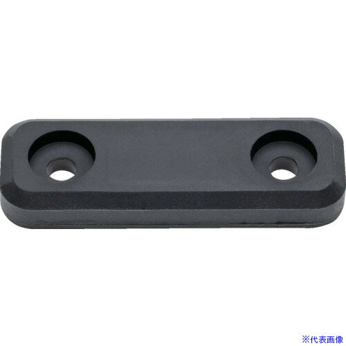 オレンジブック トラスコ中山　TRUSCOMAGEVER サビないマグネット シリコン NCS−50L 黒 強力マグネット ネオジム磁石 M4 段穴 2つ穴 〔品番:01350LNCS3178〕[ 注番:6540175]特長●ネオジム磁石を...