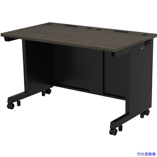オレンジブック トラスコ中山　TRUSCOSANWA eデスク(濃い木目)W1200×D700×H720 〔品番:EDSK12070M72〕[ 注番:6546419]特長●設置場所や設置機器、用途に合わせて150種類のサイズから選べるデスク...
