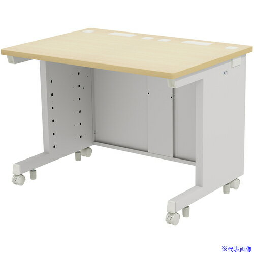 オレンジブック トラスコ中山　TRUSCOSANWA eデスク(薄い木目)W1000×D700×H700 〔品番:EDSK10070LM〕[ 注番:6551090]特長●設置場所や設置機器、用途に合わせて150種類のサイズから選べるデスクシ...