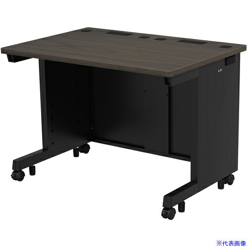 オレンジブック トラスコ中山　TRUSCOSANWA eデスク(濃い木目)W1000×D700×H700 〔品番:EDSK10070M〕[ 注番:6554287]特長●設置場所や設置機器、用途に合わせて150種類のサイズから選べるデスクシリ...