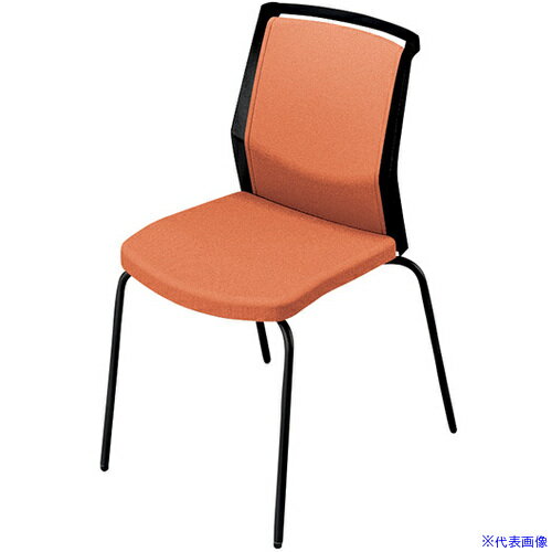 オレンジブック トラスコ中山　TRUSCONAIKI ミーティングチェアー(肘無) E290型 オセディア osedia 〔品番:E290FKB1PTE〕[ 注番:6562757]特長●空間や家具となじみやすいカラーリングにリニューアルしま...