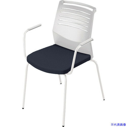 オレンジブック トラスコ中山　TRUSCONAIKI ミーティングチェアー(肘付) E290型 オセディア osedia 〔品番:E291FH3PMBK〕[ 注番:6565868]特長●空間や家具となじみやすいカラーリングにリニューアルしま...