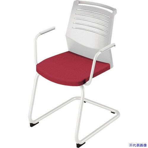 オレンジブック トラスコ中山　TRUSCONAIKI ミーティングチェアー(肘付) E290型 オセディア osedia 〔品番:E298FH3PRE〕[ 注番:6565933]特長●空間や家具となじみやすいカラーリングにリニューアルしまし...